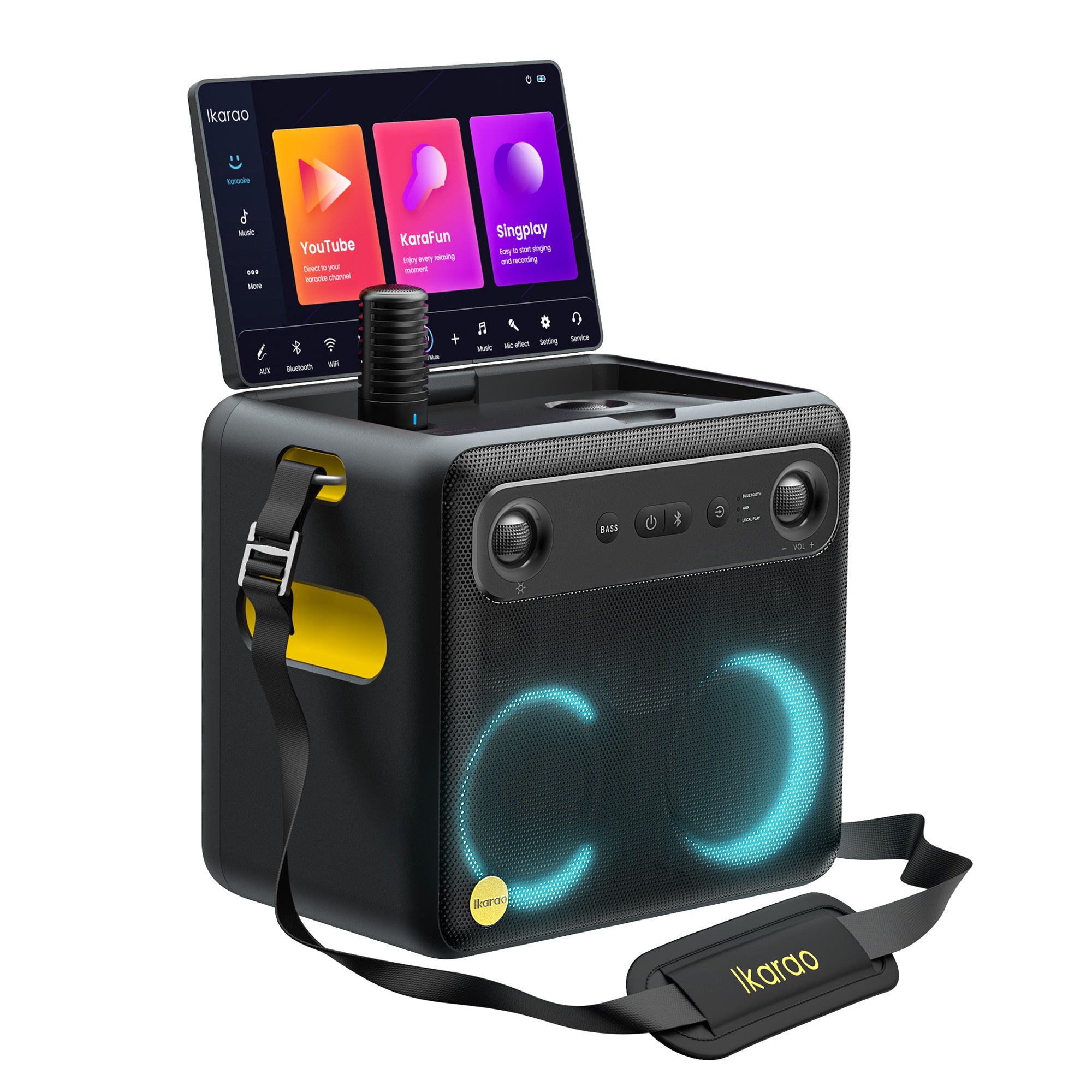 Break X2 Portable Wireless Karaoke Machine With Subwoofer Loudest And ...