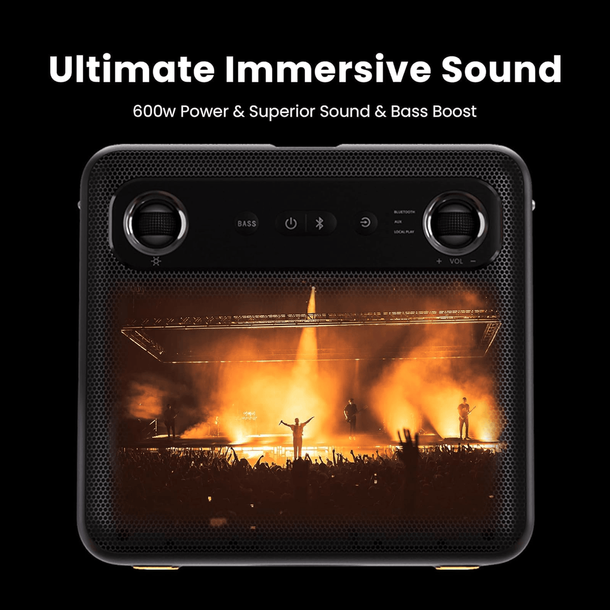 Break X2 - Portable Wireless Karaoke Machine with Lyrics & Screen